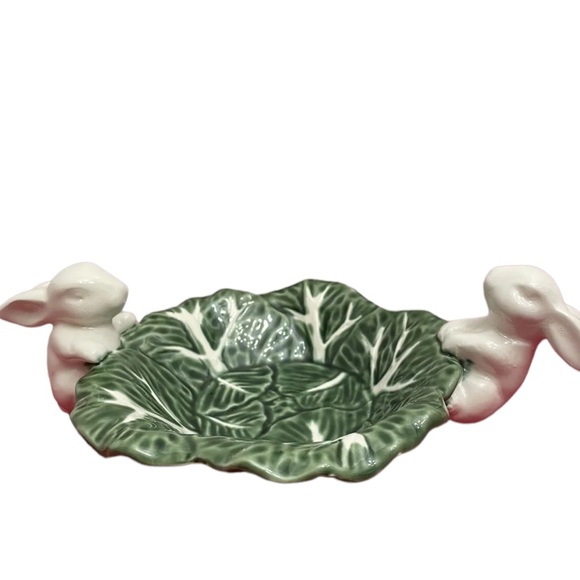 Maxcera | Dining | Maxcera Green Cabbage White Bunny Rabbit Bowl Candy ...